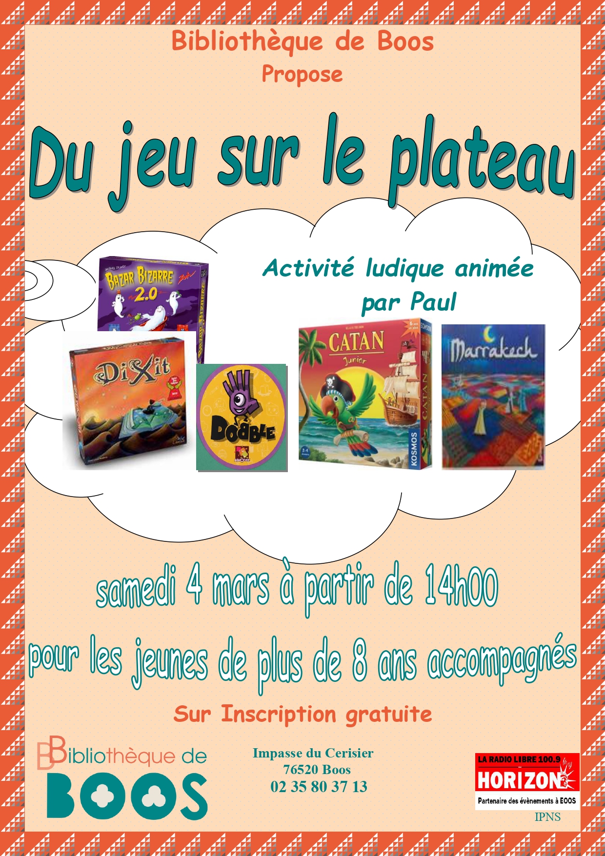 Mairie de Boos - Du jeu sur le plateau - bibliothèque - Mairie de Boos