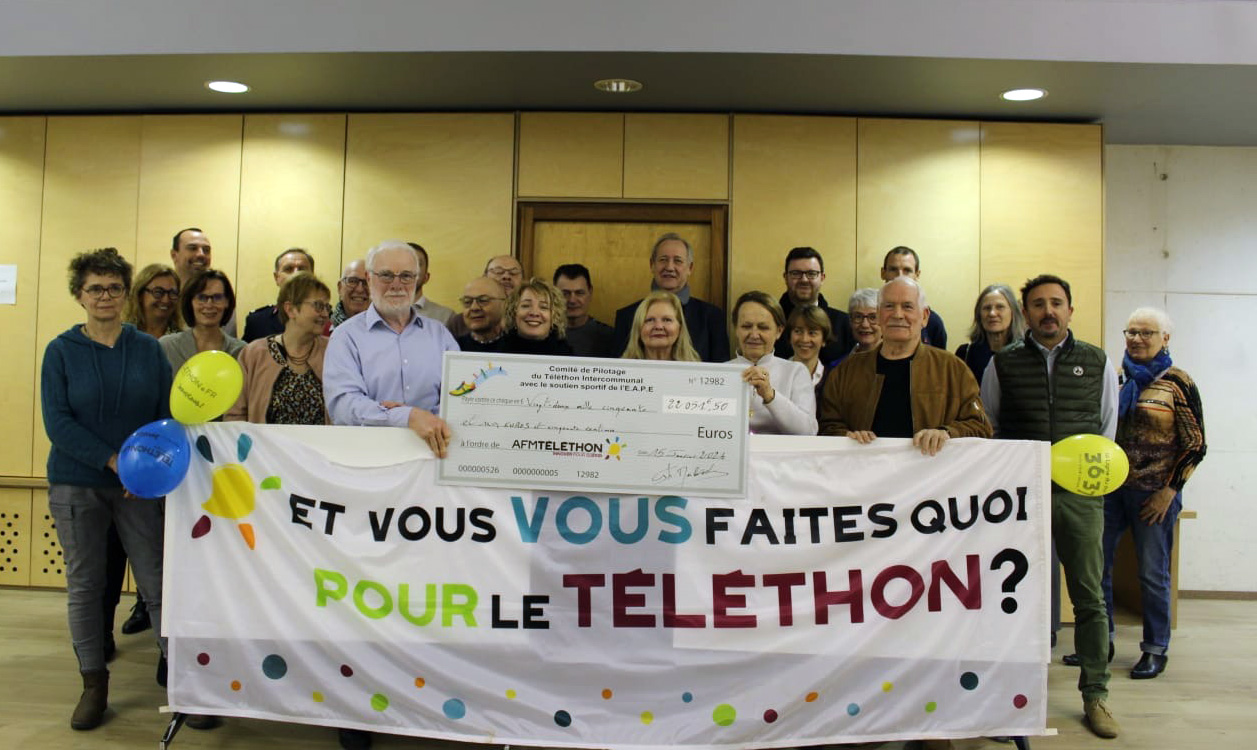 Mairie de Boos - Remise du chèque du Télethon Intercommunal 2023 ...