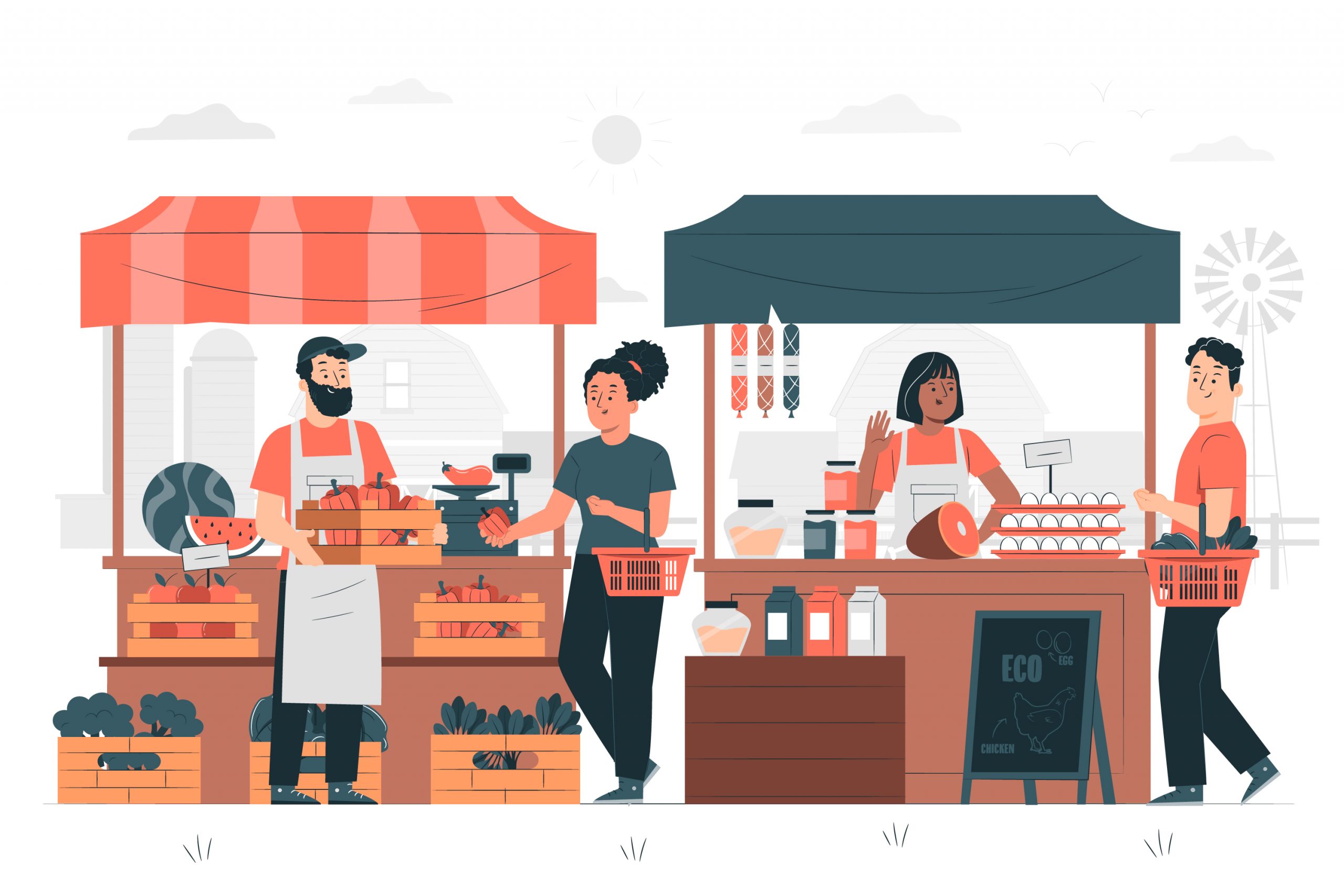 Mairie de Boos - Le marché hebdomadaire se déplace - Mairie de Boos